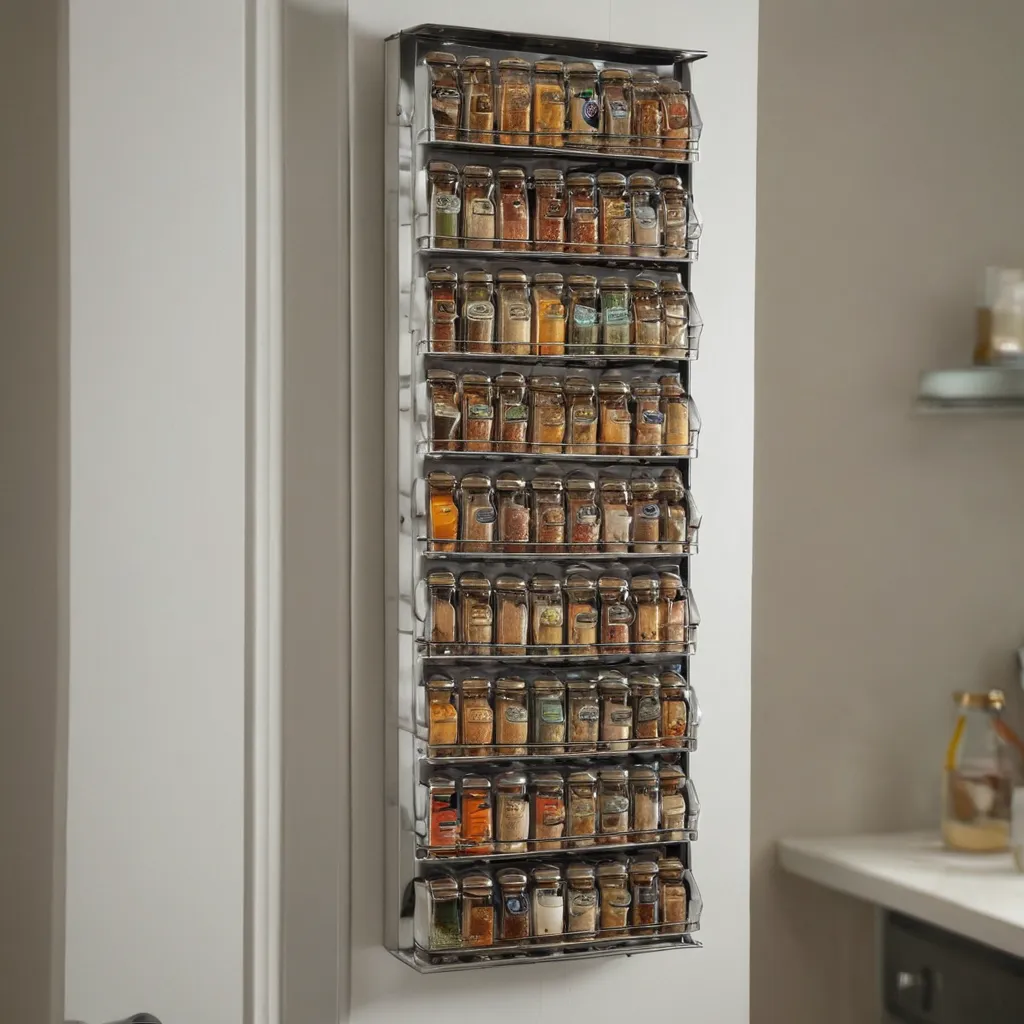 Narrow Over the Door Spice Rack: Kitchen Organization