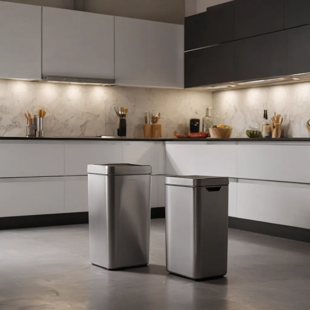 Ultra Slim Tall Trash Cans for Modern Living